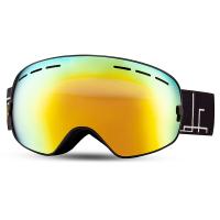 China Outdoor Ski Goggles with Synthetic Frame and Spherical Lens - UV400 Protection for Snow Sports for sale