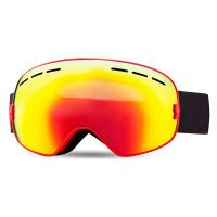 China Outdoor Ski Goggles with Synthetic Frame and Spherical Lens - UV400 Protection for Snow Sports for sale