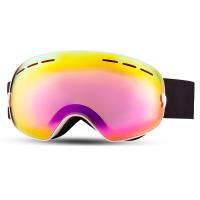 China Outdoor Ski Goggles with Synthetic Frame and Spherical Lens - UV400 Protection for Snow Sports for sale