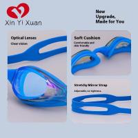 China Dark Blue UV Protection Swimming Goggles with Anti-Fog Technology - 17×5×7cm Size, 160g Weight for sale