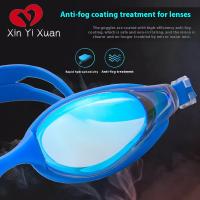 China Dark Blue UV Protection Swimming Goggles with Anti-Fog Technology - 17×5×7cm Size, 160g Weight for sale