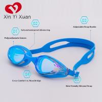 China Dark Blue UV Protection Swimming Goggles with Anti-Fog Technology - 17×5×7cm Size, 160g Weight for sale