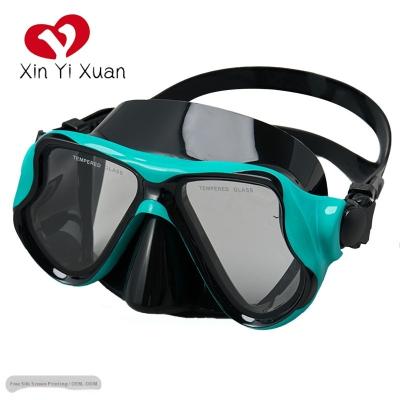 China Deep diving face mask for adults for cross-border swimming, fog-proof diving glasses, fully dry surfing silicone, custom-made for manufacturers, snorkeling mask for sale