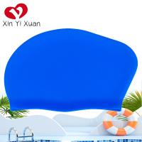 China Adult women's long hair swimming cap with customizable LOGO, high elasticity, ear protection, waterproof - silicone swimming cap manufacturer for wholesale for sale