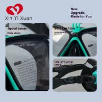 China Diving goggles for adults - Silicone anti-fog snorkel mask - Fully dry surfing and swimming accessory - Custom logo deep diving face mask for sale