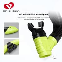 China Adult's diving mask with breathing tube set, floating diving mask with silicone, cross-border for both men and women, customized logo, dry diving glasses for sale