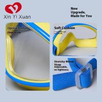 China Bright Color Boys Swimming Goggles 160g Fogless Big Frame Design 15.5-17cm Size Options for sale