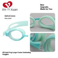 China Adult swimming goggles - New model from Amazon Cross-border - Factory customized ODM - Waterproof and anti-fog swimming goggles - Factory customized ODM - Silicone material for sale