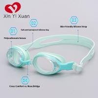 China Adult swimming goggles - New model from Amazon Cross-border - Factory customized ODM - Waterproof and anti-fog swimming goggles - Factory customized ODM - Silicone material for sale