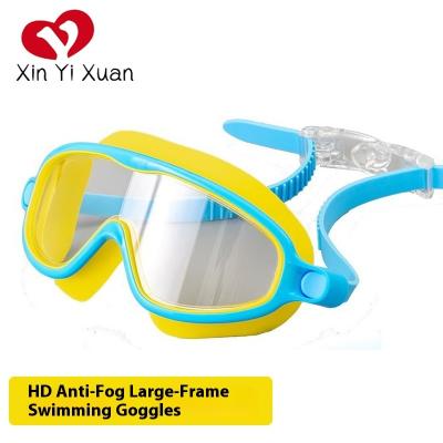 China New high-definition silicone anti-fog swimming goggles, children's waterproof and anti-fog swimming goggles, factory-customized ODM swimming goggles for sale