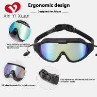 China Clear View Anti Fog UV Protection Swimming Goggles with 185g Weight and 50-Piece Pack Quantity for sale