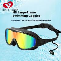 China Clear View Anti Fog UV Protection Swimming Goggles with 185g Weight and 50-Piece Pack Quantity for sale