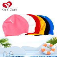 China 60g Silicone Swimming Cap - Universal Fit Water Protective Swimming Gear for Adults and Children for sale