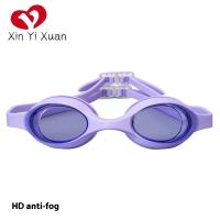 China Children's swimming goggles with silicone integrated waterproof and anti-fog design. OEM processing and customization available. for sale