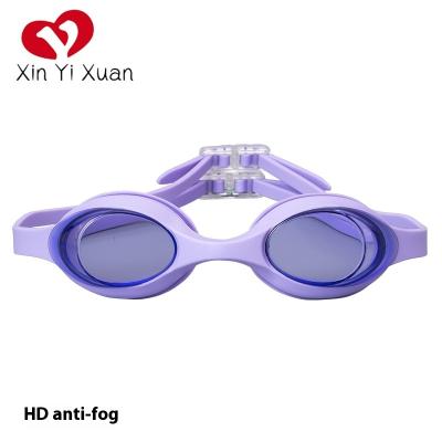 China Children's swimming goggles with silicone integrated waterproof and anti-fog design. OEM processing and customization available. for sale