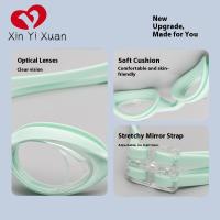 China Children's swimming goggles with silicone integrated waterproof and anti-fog design. OEM processing and customization available. for sale