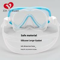 China Kids Snorkel Set with 180 Degree Panoramic View - Tempered Glass Mask & Dry Top Snorkel for Ages 5-15 for sale