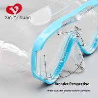 China Kids Snorkel Set with 180 Degree Panoramic View - Tempered Glass Mask & Dry Top Snorkel for Ages 5-15 for sale