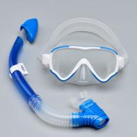 China Kids Snorkel Set with 180 Degree Panoramic View - Tempered Glass Mask & Dry Top Snorkel for Ages 5-15 for sale