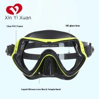 China Diving mask Anti-Fog Swimming Snorkel mask Suitable for Adults Scuba Dive Swim Snorkeling Goggles Masks ，The skirt of the mask is made of soft food-grade liquid silicone for sale