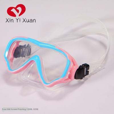 China Kids Diving Mask with Nose Cover for Ages 3-15, Anti-Shatter Lens & Anti-Fog Coating, Full Dry Snorkel System for sale