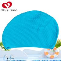 China Silicone Swimming Cap 50g/55g/65g/78g - Waterproof Bubble Design for Adults with High Elasticity for sale