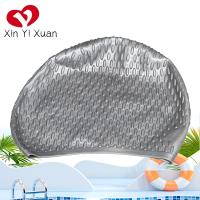 China Silicone Swimming Cap 50g/55g/65g/78g - Waterproof Bubble Design for Adults with High Elasticity for sale