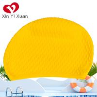 China Silicone Swimming Cap 50g/55g/65g/78g - Waterproof Bubble Design for Adults with High Elasticity for sale
