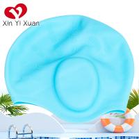 China Women's Silicone Swimming Cap with Moisture-Proof Ear Protection for Long Hair - High Elastic Waterproof Design in Multiple Colors for sale
