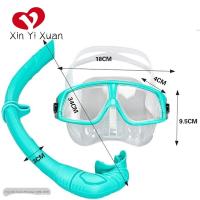 China Large Frame Adult Diving Mask with Anti-Fog HD PC Lenses - Waterproof Snorkeling Goggles for Men for sale