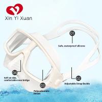 China Large Frame Adult Diving Mask with Anti-Fog HD PC Lenses - Waterproof Snorkeling Goggles for Men for sale