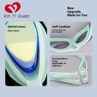 China Adult silicone swimming goggles - suitable for both men and women. Electroplated, high-definition, water-resistant and anti-fog silicone swimming goggles. Factory custom-made with stock available. for sale