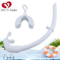 China Foldable Roll Up Hard Shell Snorkeling Breathing Tube with Silicone Construction for Adult Swimming Activities for sale