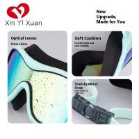 China Coolbik XF1500 Large Frame Anti-Fog Swimming Goggles with Silicone Frame and PC Lens for Adults for sale