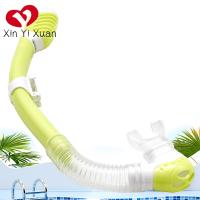 China Dry-type diving breathing tube for snorkeling equipment. Men's and women's outdoor swimming sports supplies. Silicone children's breathing tube. for sale