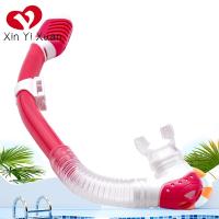 China Dry-type diving breathing tube for snorkeling equipment. Men's and women's outdoor swimming sports supplies. Silicone children's breathing tube. for sale