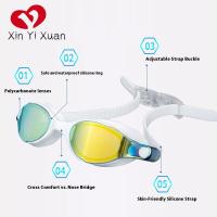 China Elite Anti - Fog UV - Shielding Swim Goggles with Wide - Angle Vision waterproof swim goggles anti fog swim goggles for sale