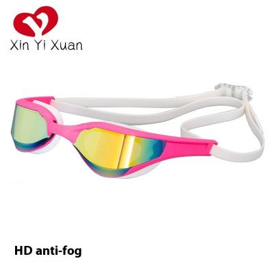 China XF300 Professional Anti-Fog Swimming Goggles with Polycarbonate Lens and Adjustable Silicone Frame for sale