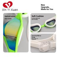 China XF300 Professional Anti-Fog Swimming Goggles with Polycarbonate Lens and Adjustable Silicone Frame for sale