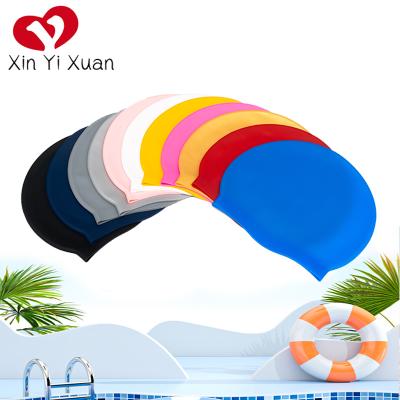 China Ultra-Comfortable Silicone Swimming Cap - Waterproof, Chlorine-Resistant Headwear for Recreational & Training Use for sale
