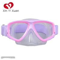 China Professional Adult Diving Mask with Anti-Fog Technology, UV Protection and Adjustable Strap for Clear Underwater Vision for sale