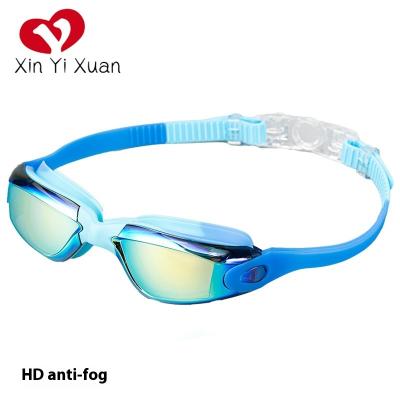 China UV Resistance Anti-Fog Swimming Goggles with Customizable Mirror Positioning - Polycarbonate Lens Universal Fit for sale