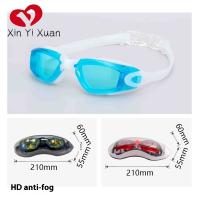 China UV Resistance Anti-Fog Swimming Goggles with Customizable Mirror Positioning - Polycarbonate Lens Universal Fit for sale