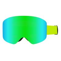 China 2025 New Model Gradient Colorful Ski Goggles | Factory Customized Anti-Fog High-Definition Vision, Fully Protecting Eyes for Smooth Skiing on the Mountain for sale
