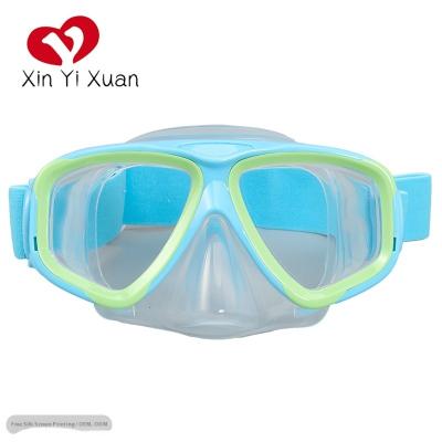 China Submarine mask for adults, large frame, suitable for European and American people with myopia. Manufacturer of floating diving mask. Anti-fog silicone. Factory custom OEM/ODM diving mask. for sale