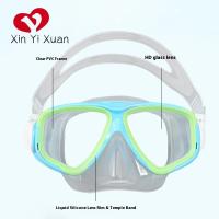China Submarine mask for adults, large frame, suitable for European and American people with myopia. Manufacturer of floating diving mask. Anti-fog silicone. Factory custom OEM/ODM diving mask. for sale
