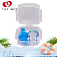 China 2025 New Model Swimming Nose Clamp Earplug Set - Waterproof, Anti-Cough, Comfortable Protective Gear for sale