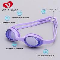 China Children's swimming goggles - Silicone anti-fog swimming glasses - Customized OEM/ODM by the manufacturer - Cross-border new style swimming glasses for both men and women for sale