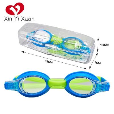 China Children's swimming goggles - New cross-border factory-made product - Waterproof and anti-fog swimming glasses - Silicone goggles for both men and women for sale