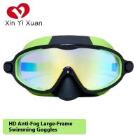 China XF600 Anti-Fog Swimming Goggles with Electroplated PC Lens - Silicone Frame for Adults & Children for sale